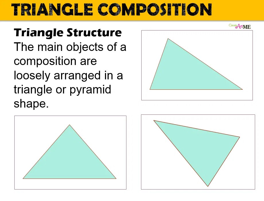 Shells Triangle composition Diagrams - Create Art with ME