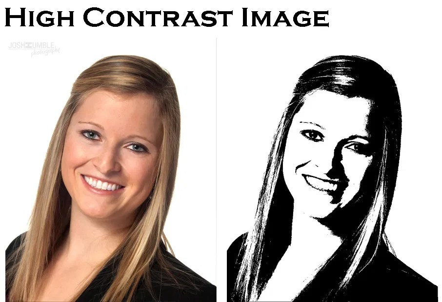 High Contrast Example - Create Art with ME