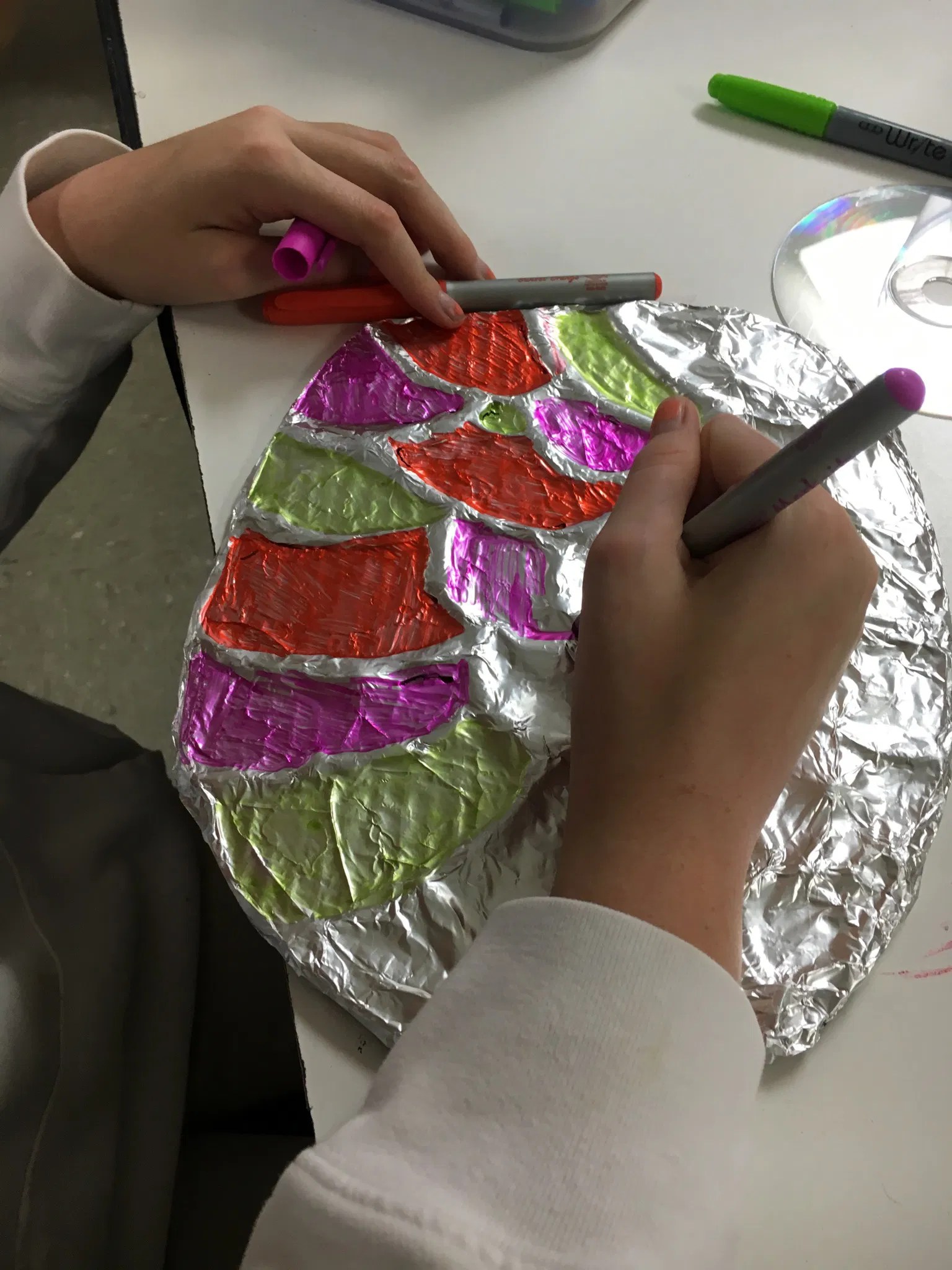 Color Scheme Foil Cardboard Relief Sculpture - Create Art with ME