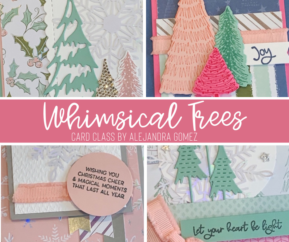 Whimsical Trees Card Class - Creating With Allie