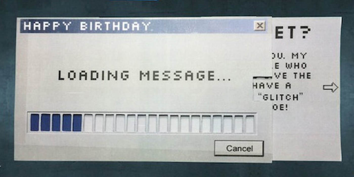 LOADING MESSAGE Greeting Card – Creative Manila