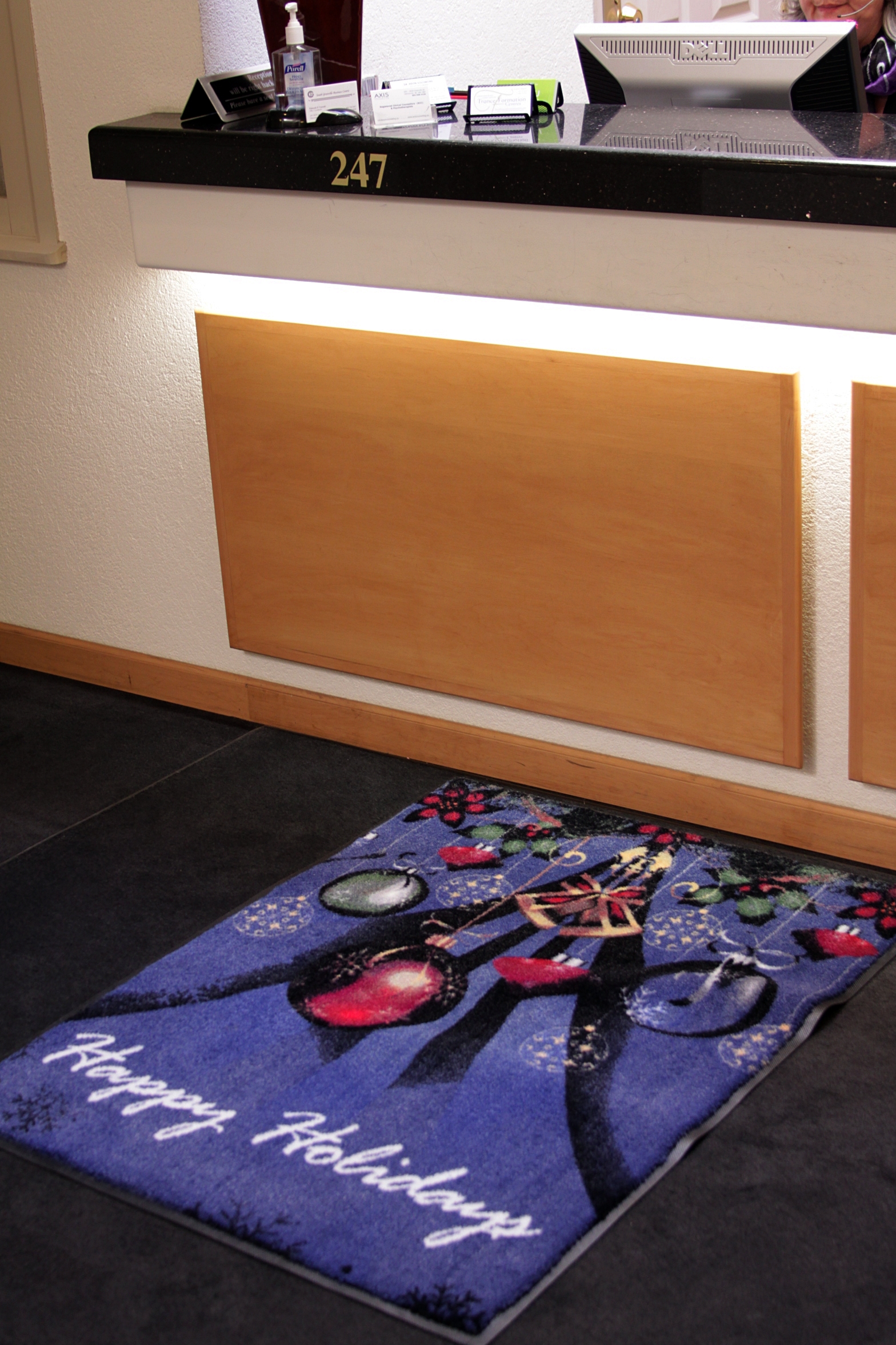 Custom printed logo mats are great addition to your reception areas ...