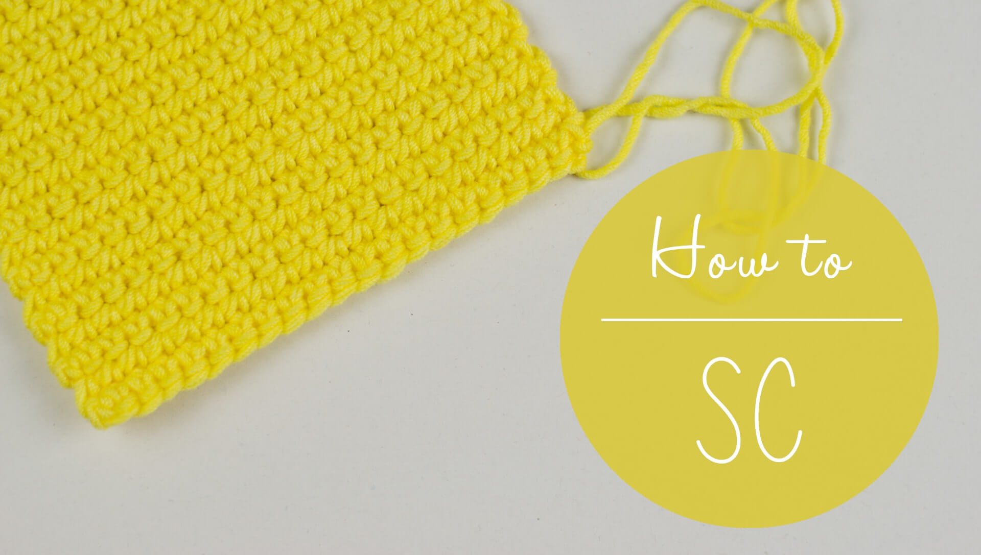 How To Make Single a Crochet Stitch (Sc and Sc2tog) | Croby Patterns