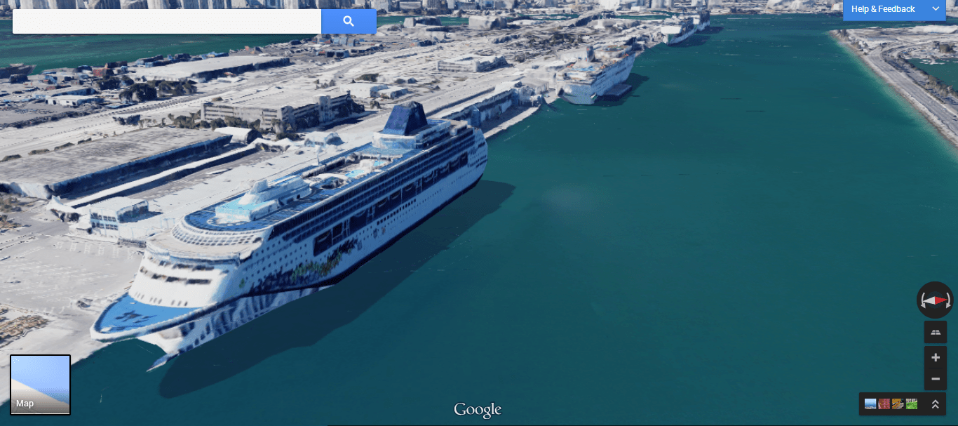 Cruise Ships in the new Google Maps | CruiseInd