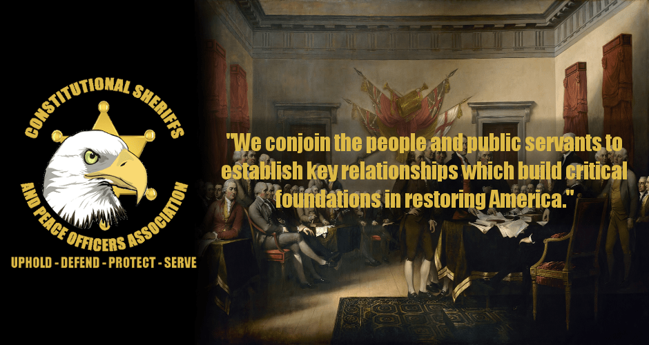 Home: Constitutional Sheriffs and Peace Officers Association