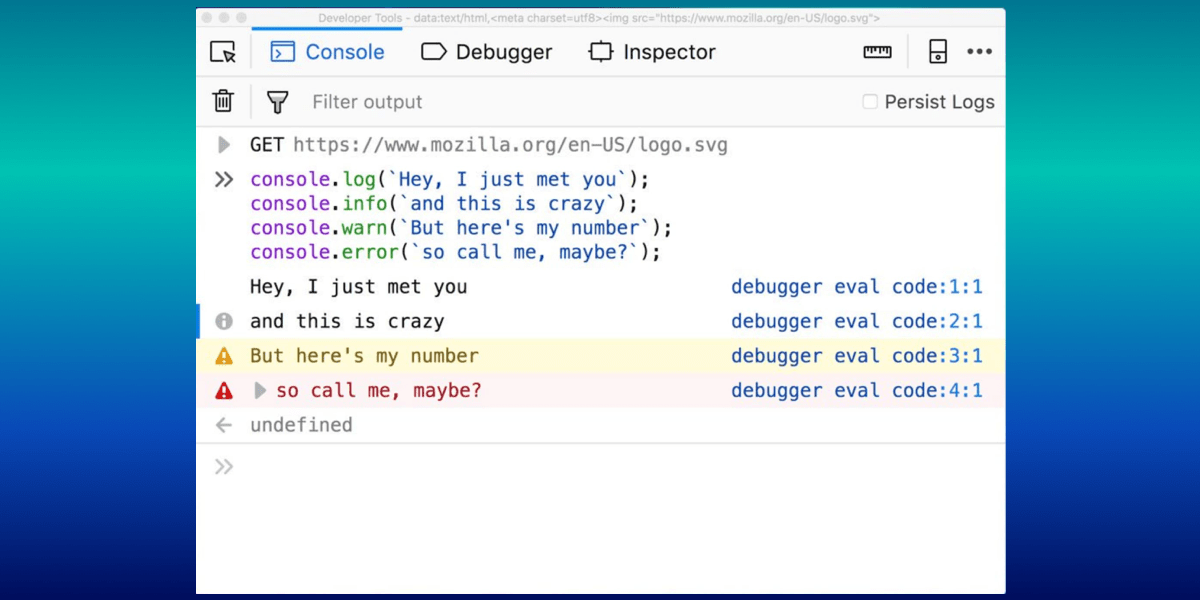 Firefox DevTools WebConsole 2018 retrospective | CSS-Tricks