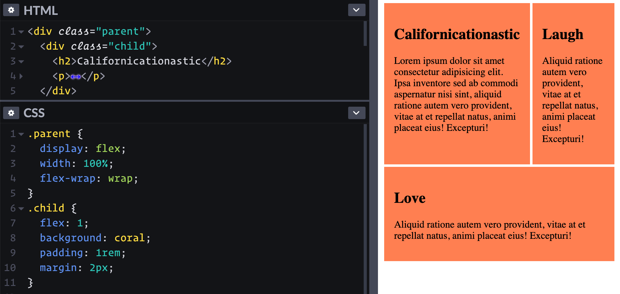 The Thought Process Behind a Flexbox Layout | CSS-Tricks