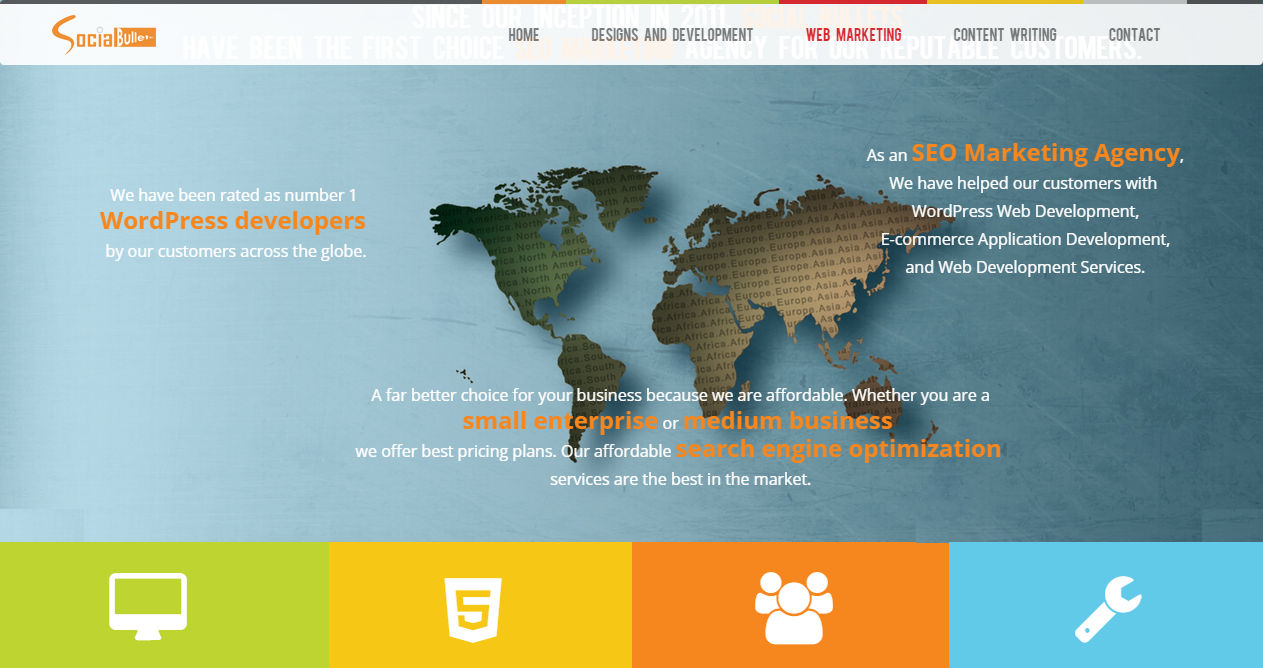 Social Bullets - CSS Nectar CSS Gallery