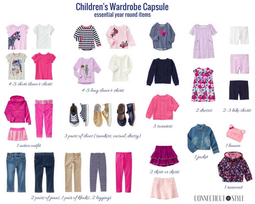Children's Capsule Wardrobe - Connecticut in Style