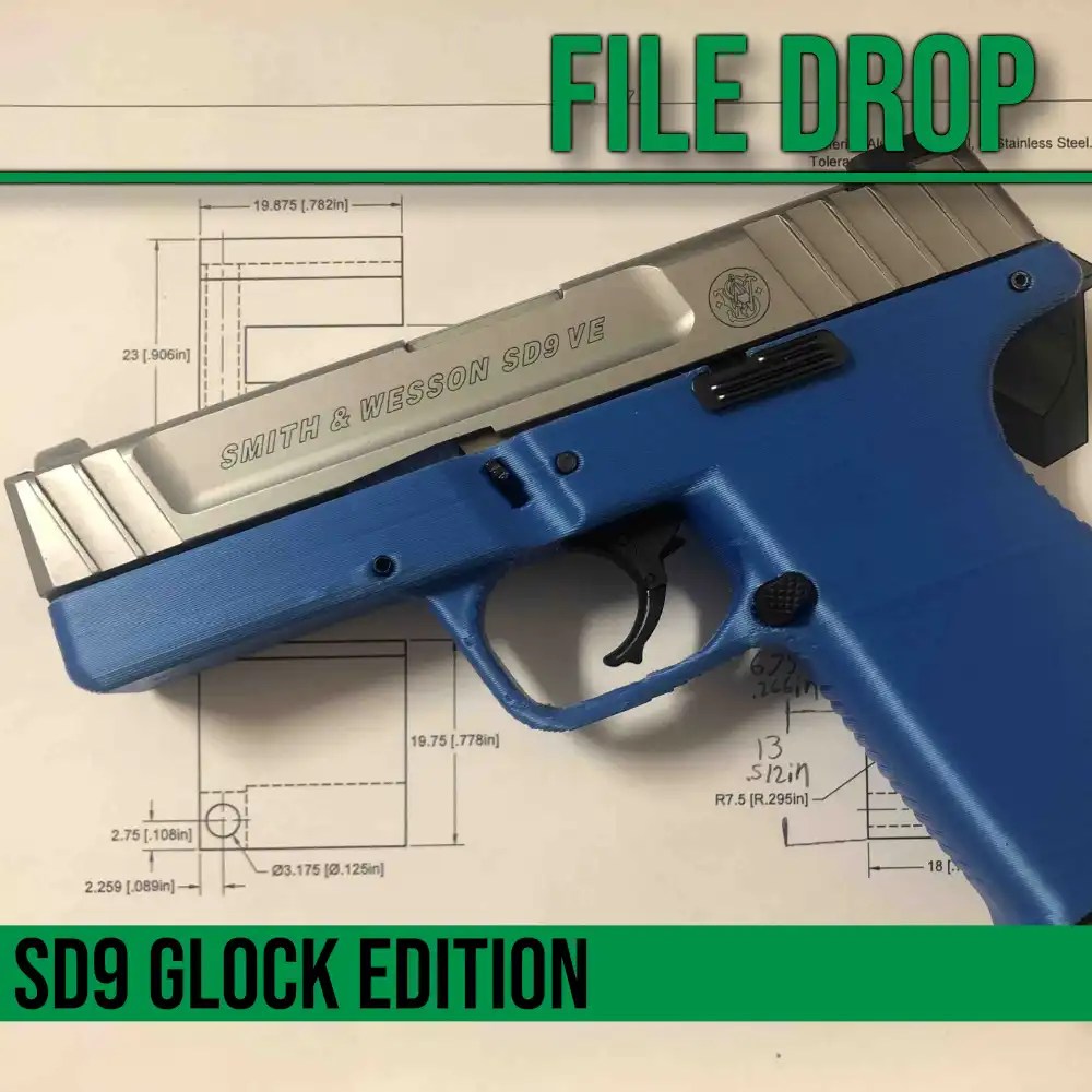 File Drop: SD9 Glock Mag Conversion Frame » CTRL+Pew