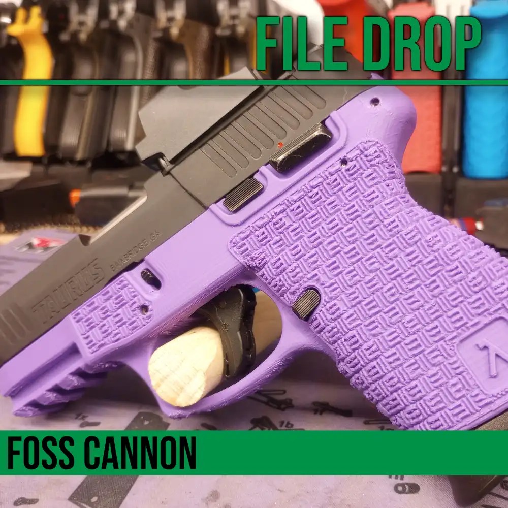 The FOSS Cannon – 3D Printable Taurus PG111G2/G2/G2C/G3C Frame » CTRL+Pew