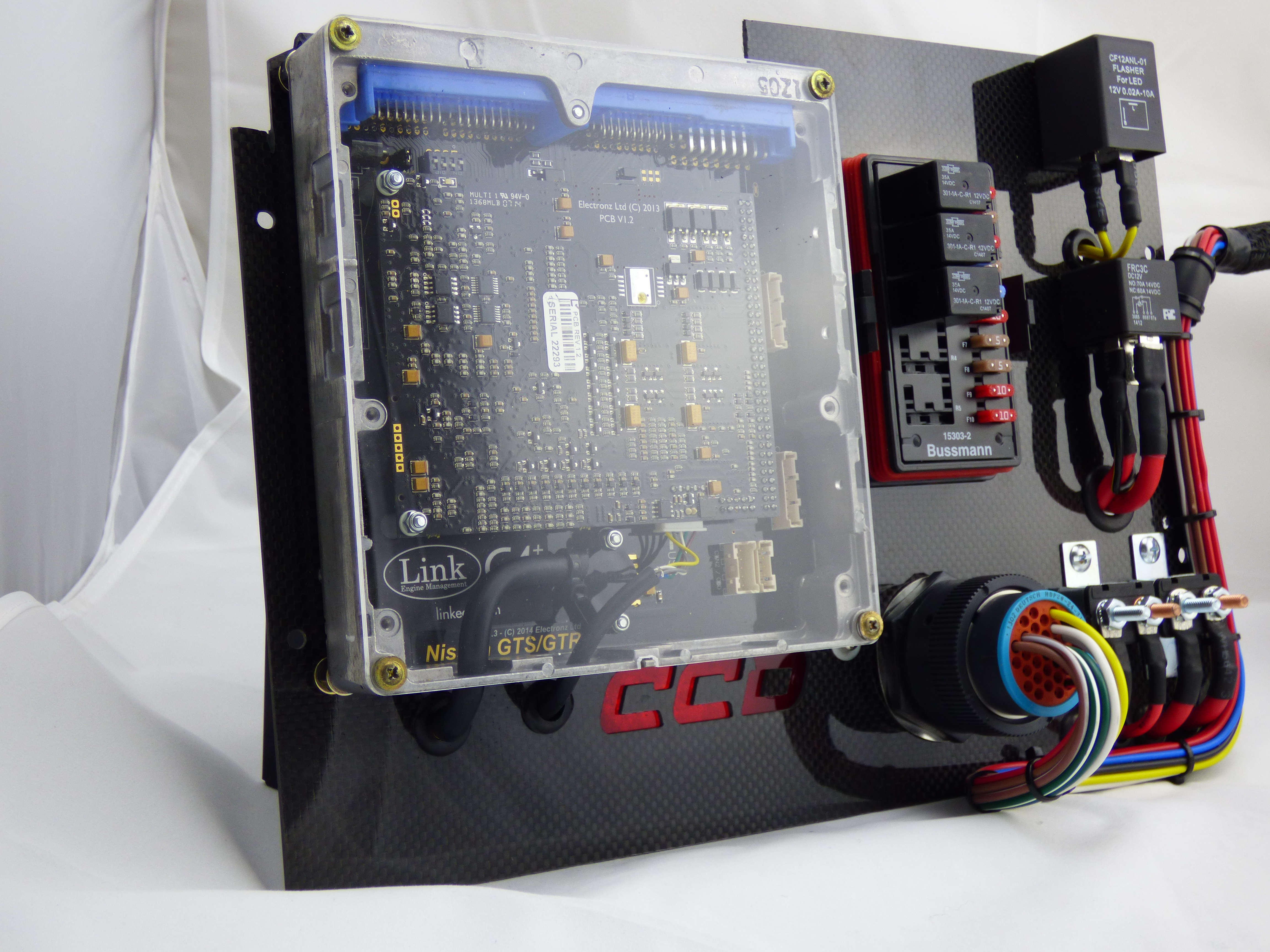 Custom Cage Mounted ECU Panel – Custom Cluster Development
