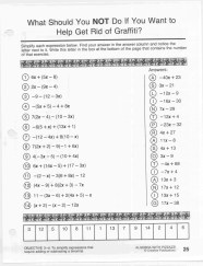 Middle School Math With Pizzazz Answer Key