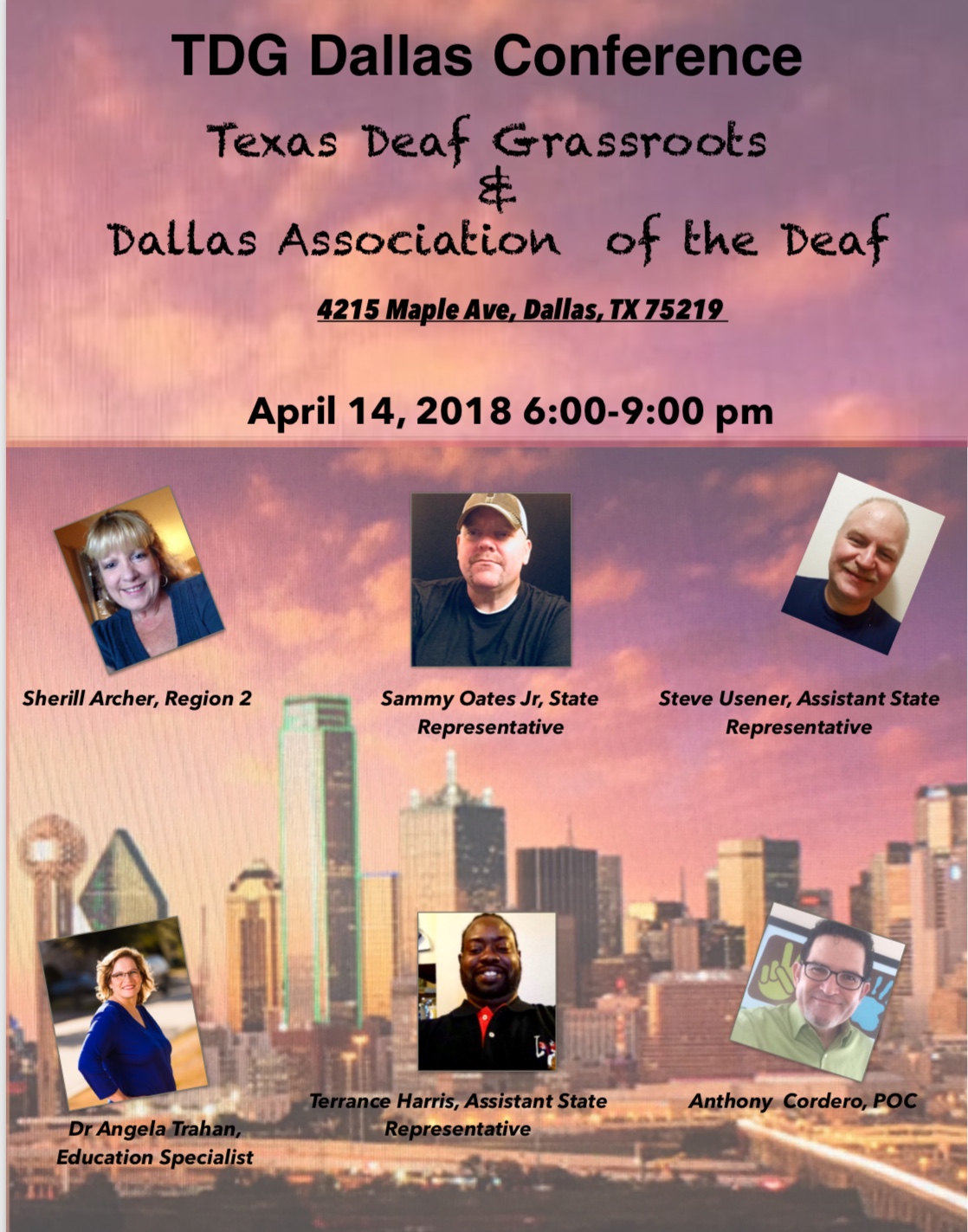 REMINDER: Texas Deaf Grassroot: Town Hall 4/14/18 – DFW – Deaf Network ...