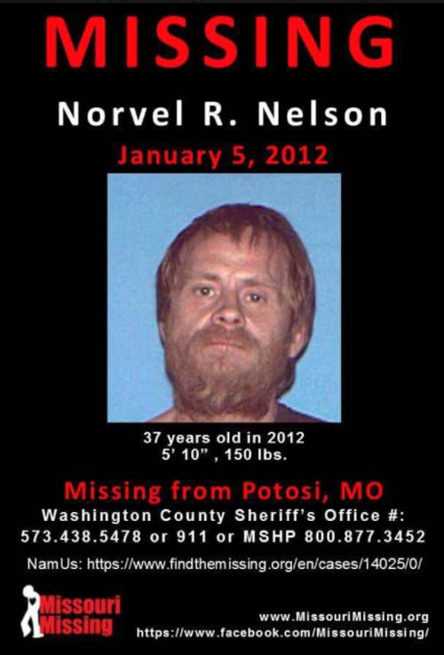 Missing: Norvel Robert Nelson III - Defrosting Cold Cases