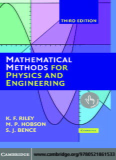 Mathematical Methods for Physics and Engineering Pdf Download » Dev Library