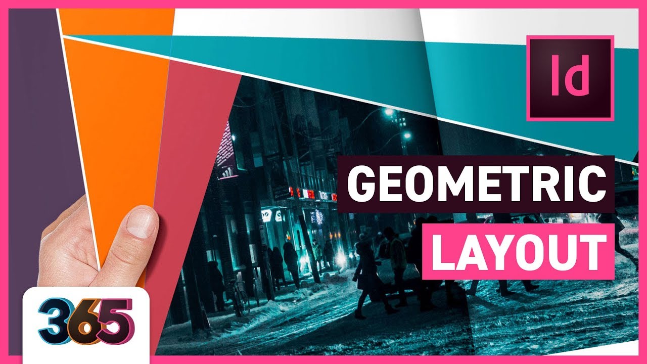 Geometric Layout | InDesign CC Tutorial #211/365 - Dezign Ark