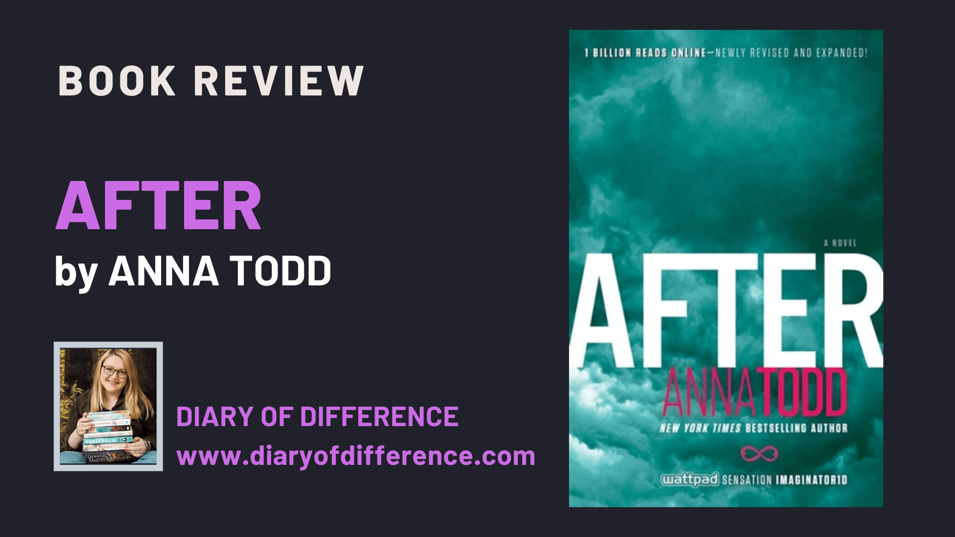 After (After #1) by Anna Todd [BOOK REVIEW] - Diary of Difference