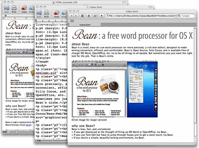 Free Word Processor for Mac OS X – Bean | Digital Conqueror