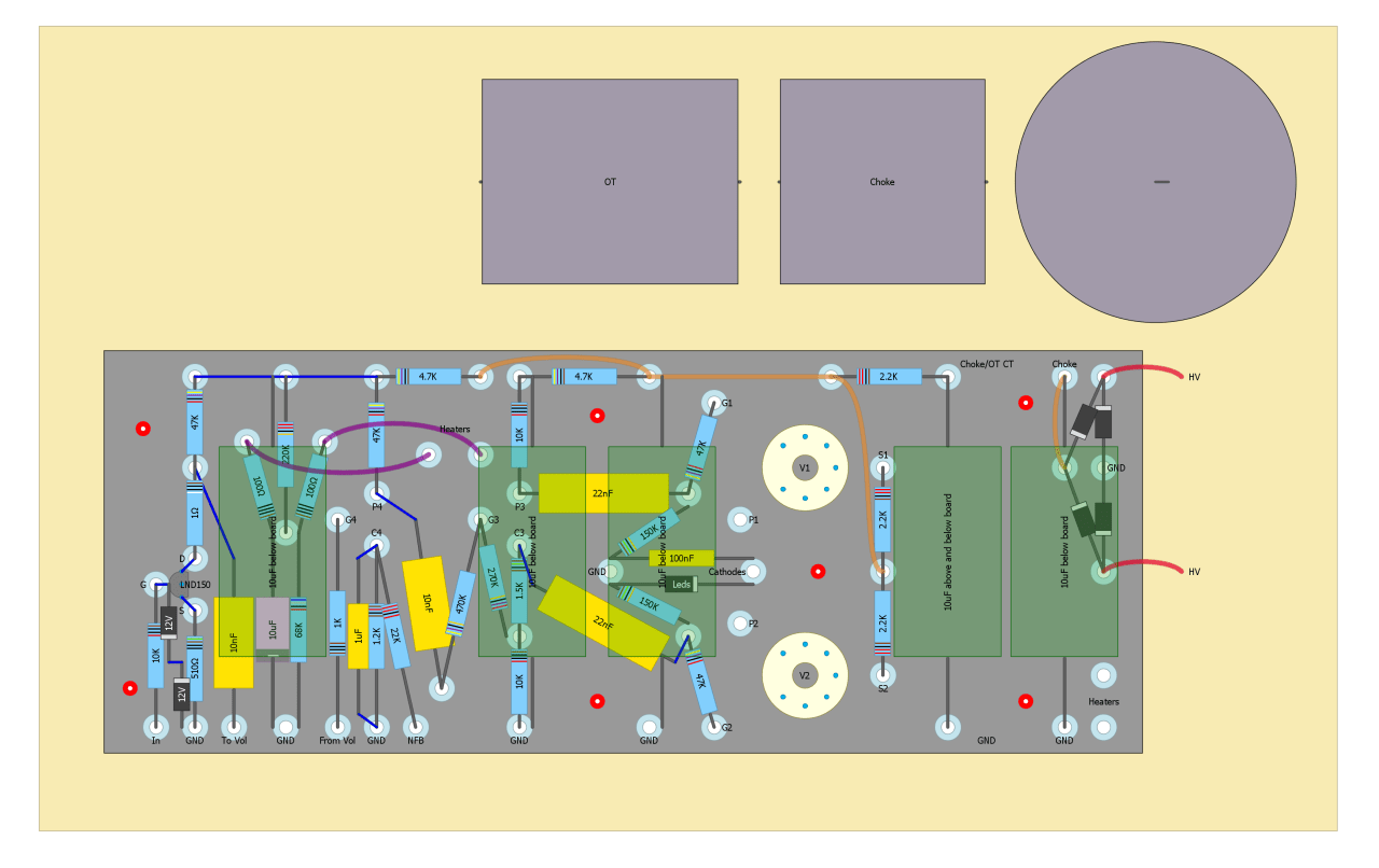 Diy Solid State Guitar Amp Schematics » Wiring Draw And Schematic