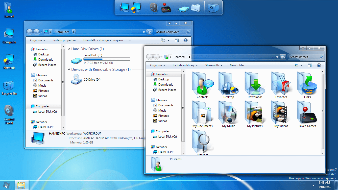 Windows 7 to windows xp skin pack - trinitylokasin