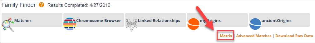 Family Finder Matrix | DNAeXplained – Genetic Genealogy
