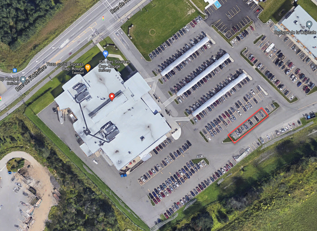 Tesla Supercharger under construction in Cap-Rouge [Quebec] - Drive Tesla