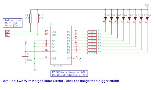 Knight Rider Circuit Diagram