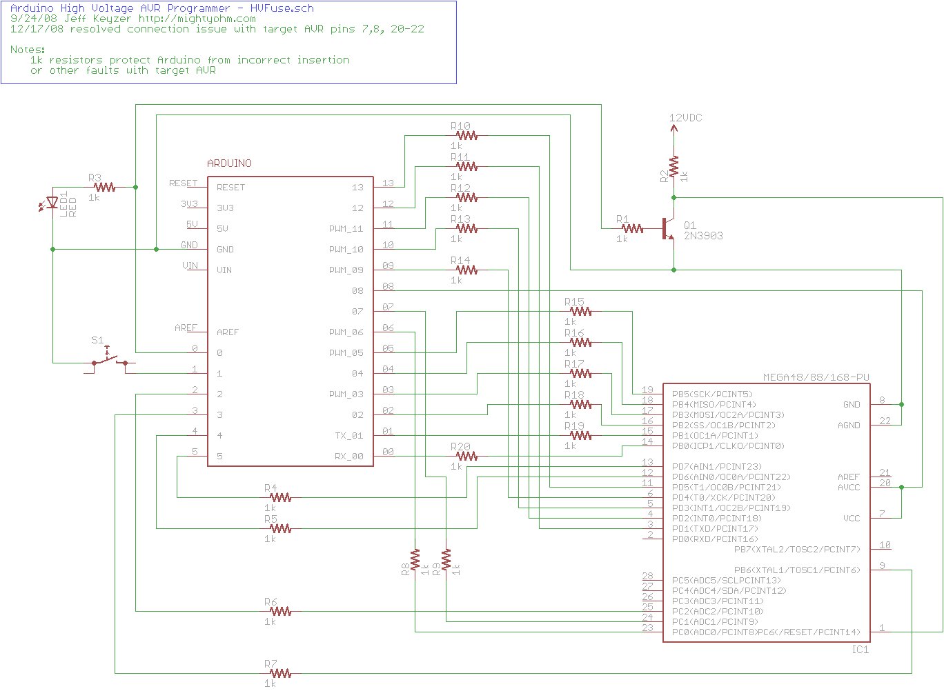 Avr Programmer Circuit Diagram - Circuit Diagram