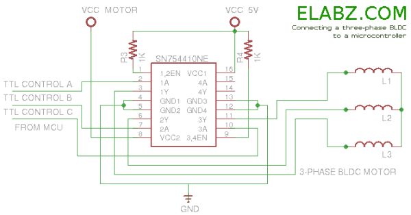 Control Circuit For Brushless Dc Motor