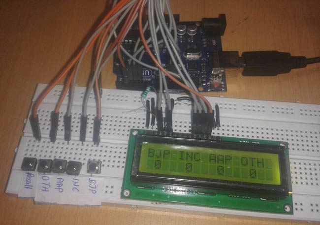 Circuit Diagram Of Electronic Voting Machine