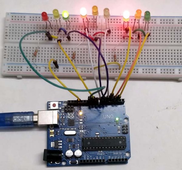 Circuit Diagram Of Traffic Light Controller Using Microcontroller