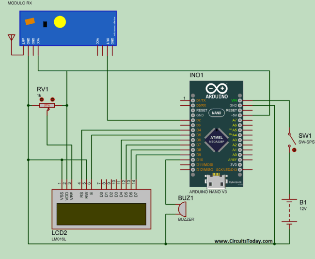 Ultrasonic Water Level Sensor Circuit Diagram Circuit Diagram 