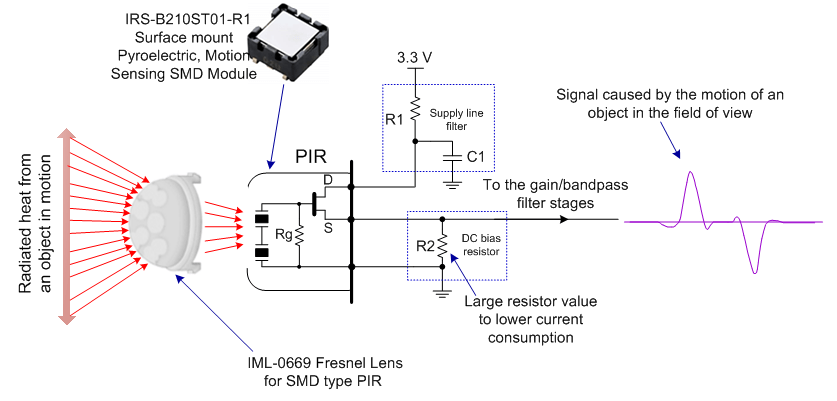 Circuit Diagram Of Passive Infrared Sensors