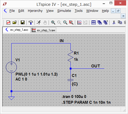 LTspice入門：パラメトリック解析の波形選択 | easy labo