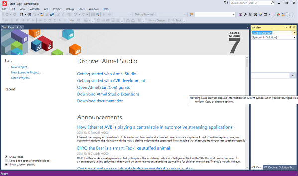 Atmel Studio 7のインストール | easy labo