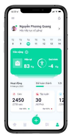Eatsy: Health & Weight - Ứng dụng giảm cân trên di động