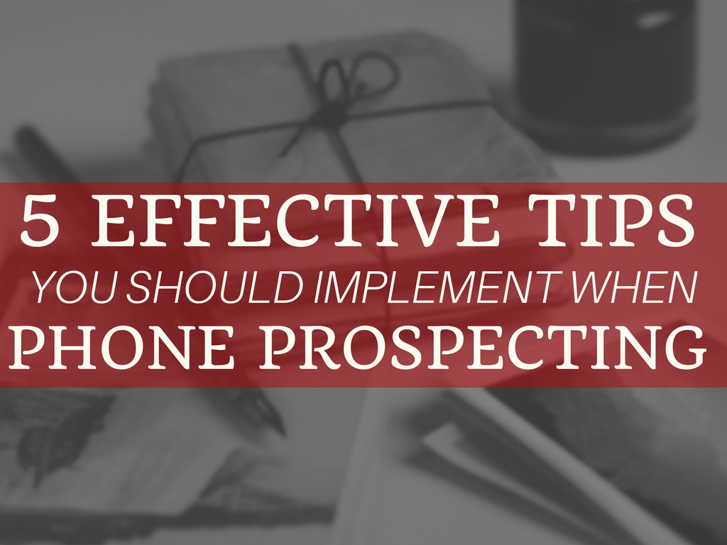 Phone Prospecting - Executive Boutique
