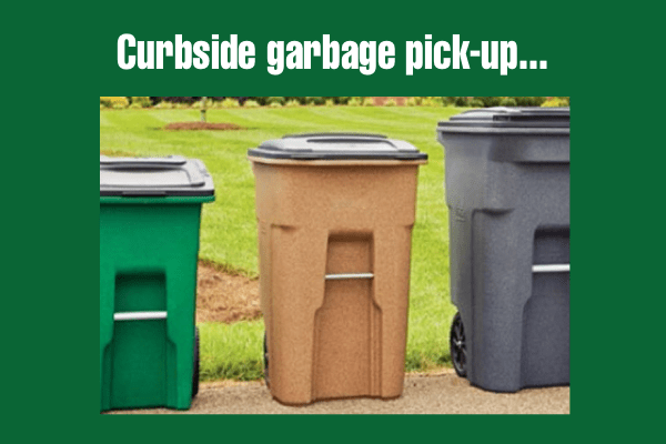 Curbside garbage pick-up... - ECB Publishing, Inc.