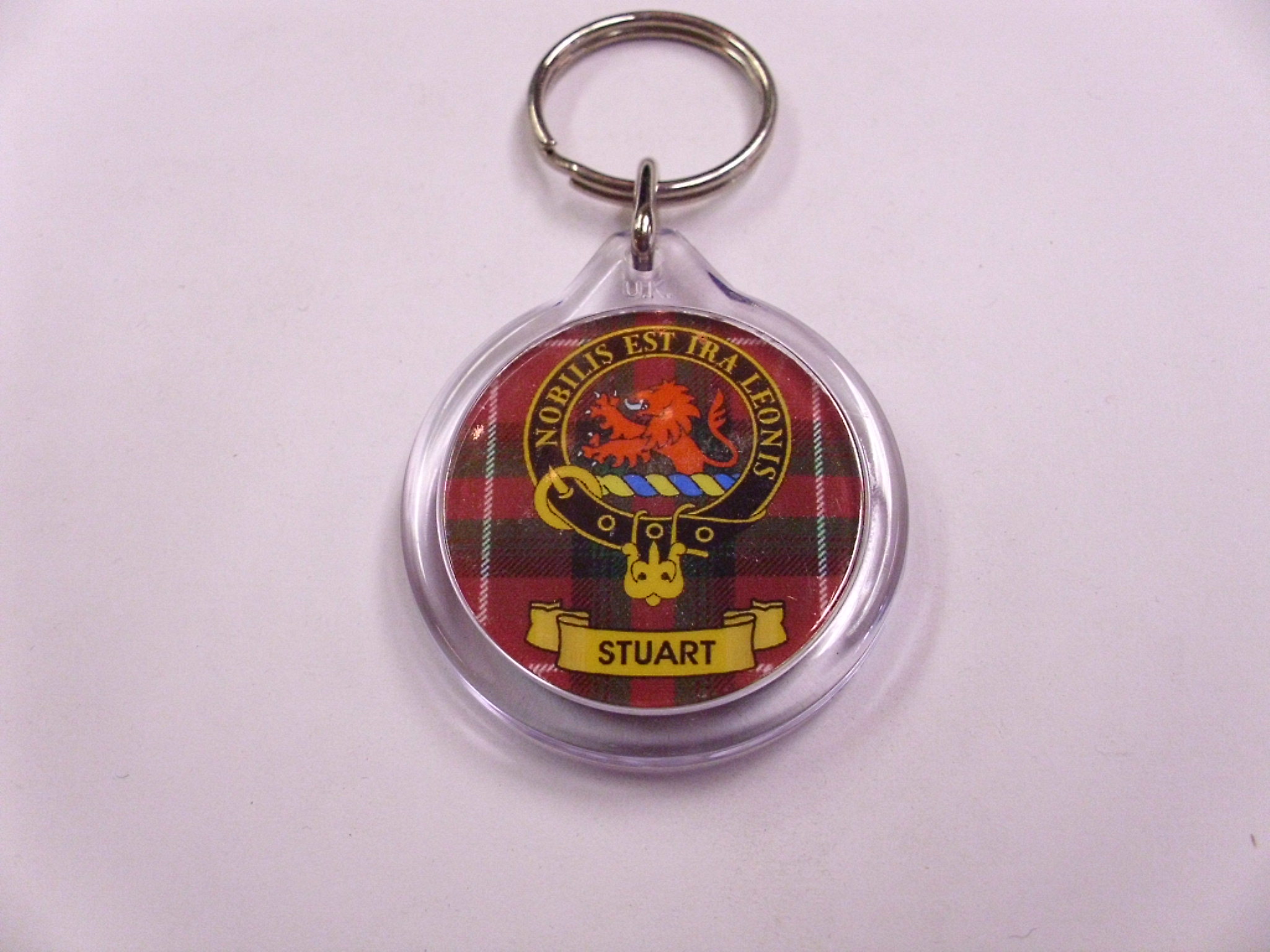 Stuart Key Ring - Edinburgh Castle Scottish Imports