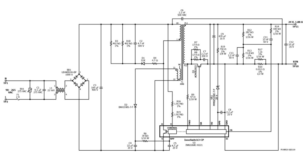 Circuit Diagram Of 24v Smps
