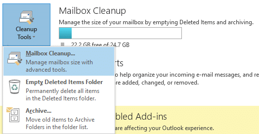 Spring cleaning: Mailbox clean up with AutoArchive - Efficiency 365