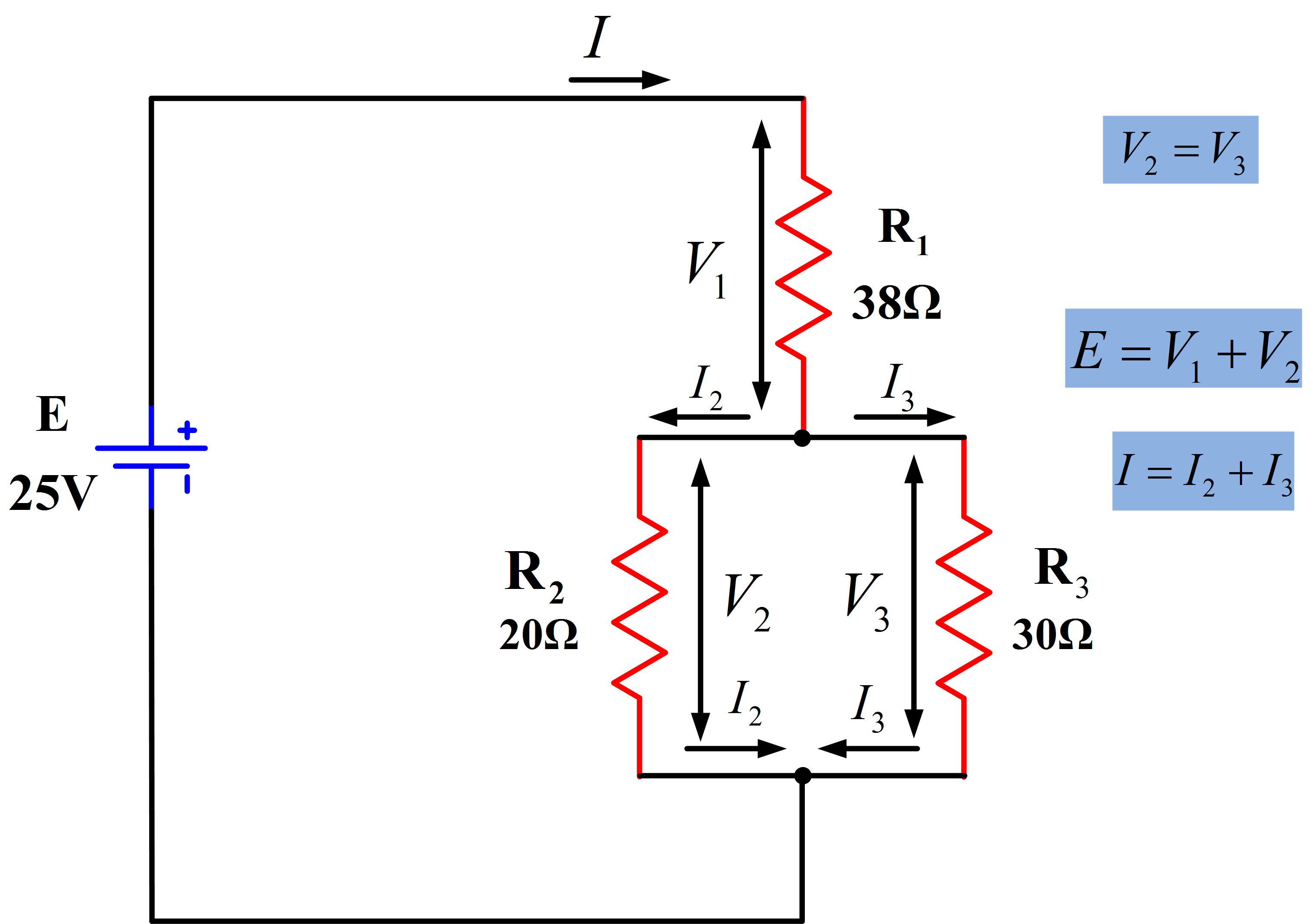 How To Calculate Voltage Drop In Series Parallel Circuits