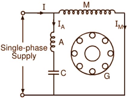 Circuit Diagram Of A Capacitor Start Induction Motor - Circuit Diagram
