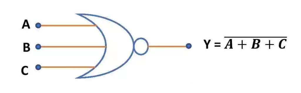 3 Input Nor Gate Circuit Diagram - Circuit Diagram