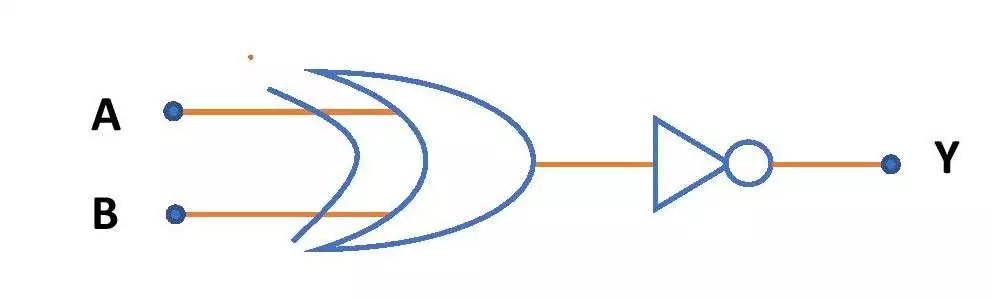 Simple Nor Gate Circuit Diagram