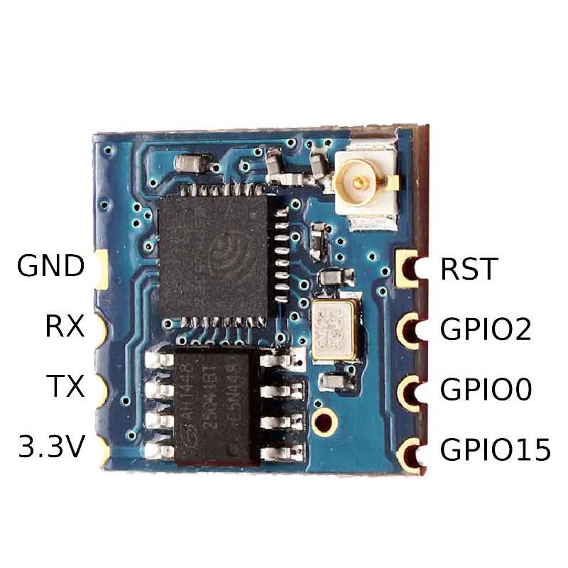 Esp8266 Esp 02 Módulo Transceptor Wifi Serial Electronilab 4432