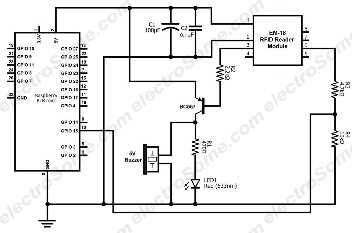Rfid Tag Reader Circuit Diagram - Circuit Diagram