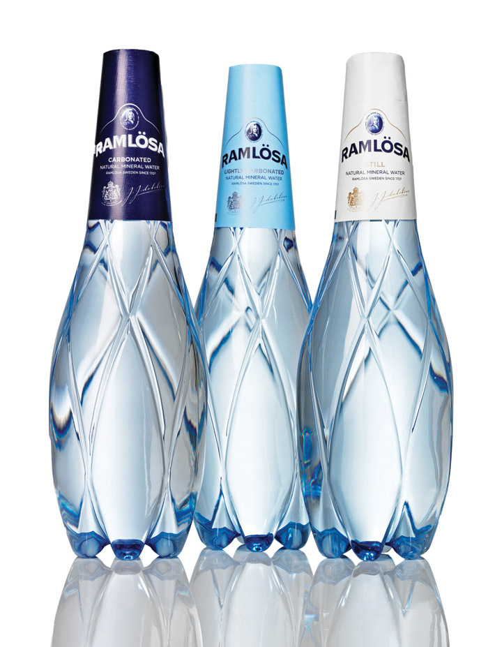 Ramlosa, agua mineral: transforma su botella premium