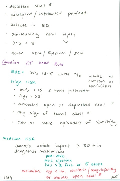 1134. Indications for seizure prophylaxis in head injury // Canadian CT ...